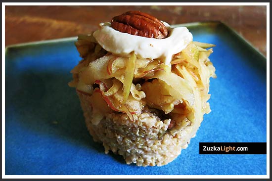 Apple Topped Quinoa with Vanilla Yogurt (WEM)